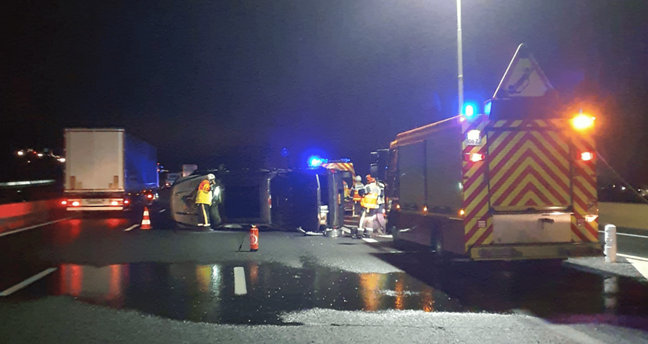 Gard : accident spectaculaire sur l'autoroute A9 ce mercredi matin